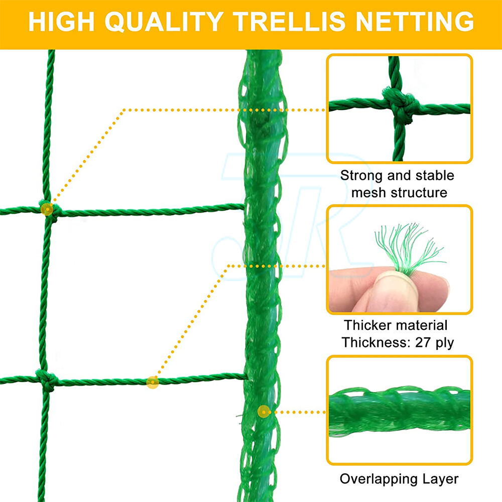 Trellis Net Elastic Scrog Garden Plant Climbing Support Netting Grow ...