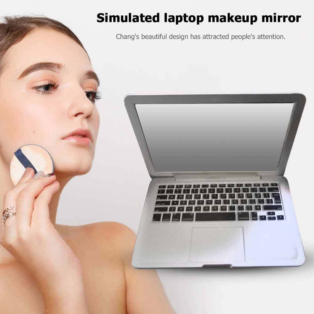 Laptop Shaped Mirror Mini Makeup Mirror Creative Gift for Friends ...
