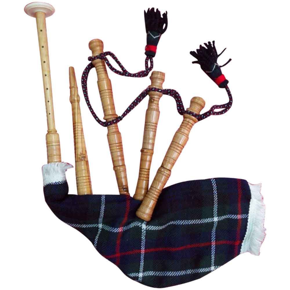 HM Junior Bagpipes Playable, Child Bagpipe Mackenzie Tartan/Kids ...