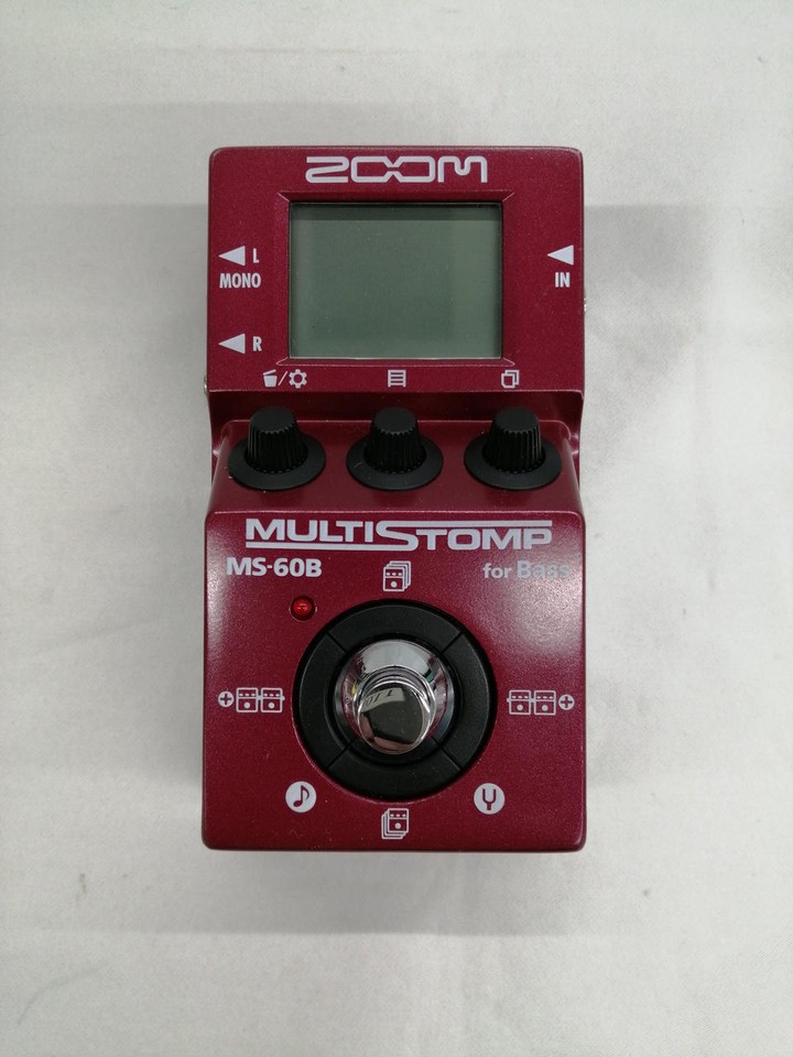 Zoom MS-60B MultiStomp Bass Guitar Effects Pedal Good Condition from ...