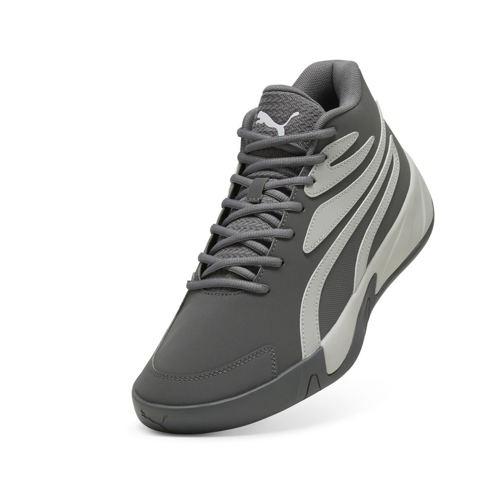 Puma Court Pro Nubuck 31113702 Mens Gray Nubuck Athletic Basketball ...