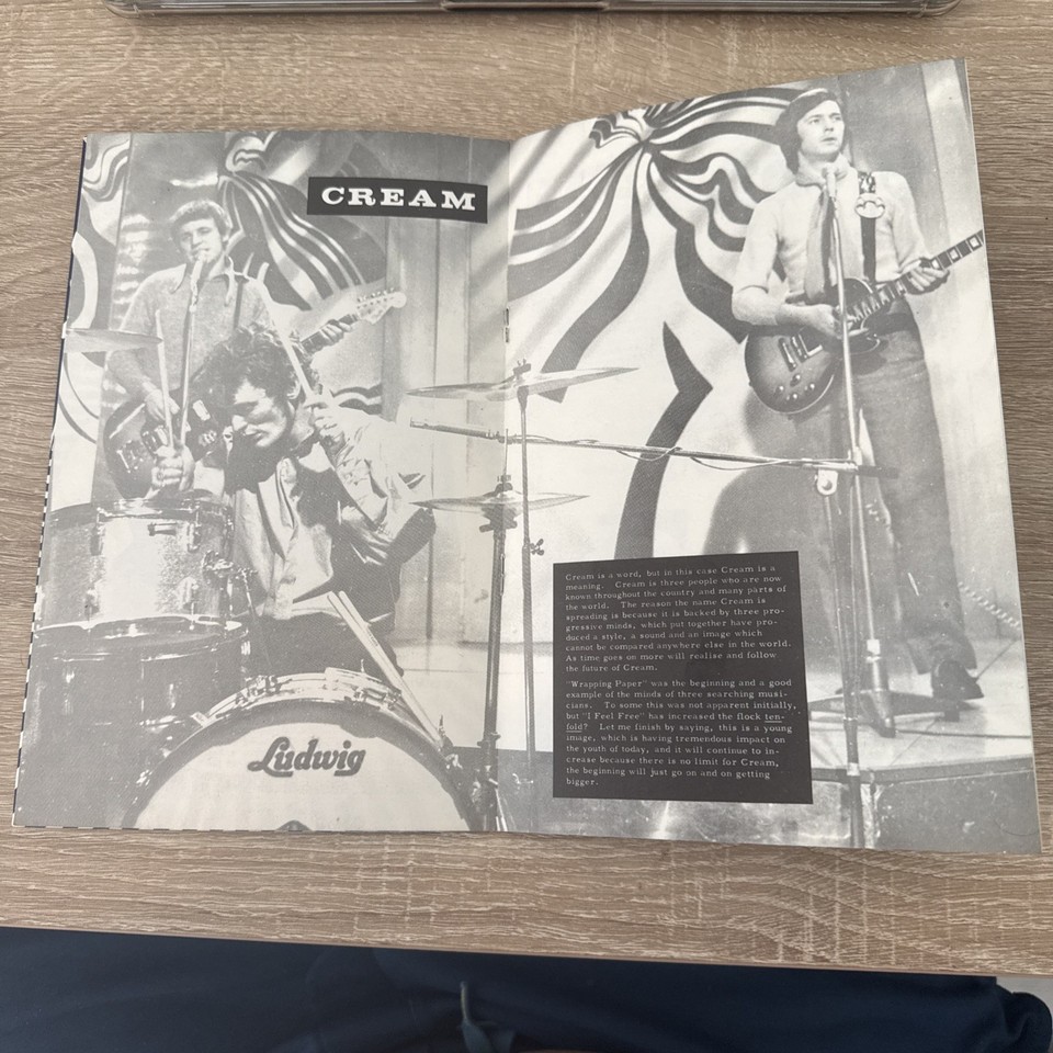 Cream - Seville Theatre Program 1967 - Mint Condition | eBay