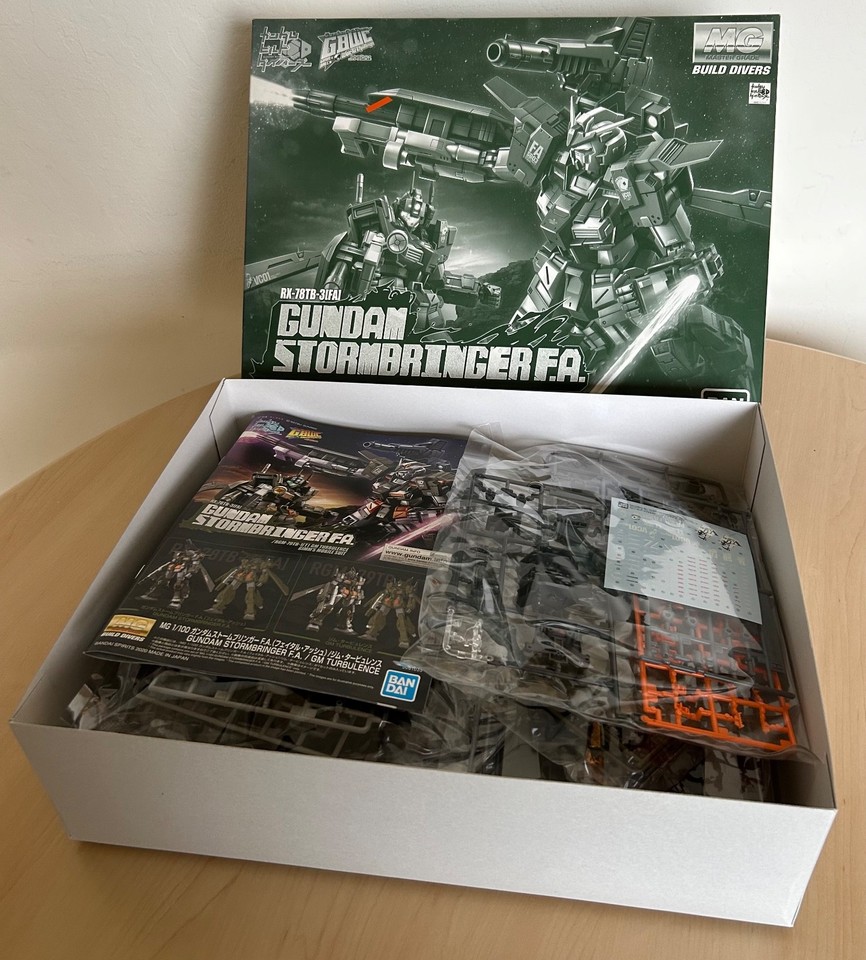 P-Bandai MG Gundam Stormbringer FA / GM Turbulence Limited Edition 1/ ...