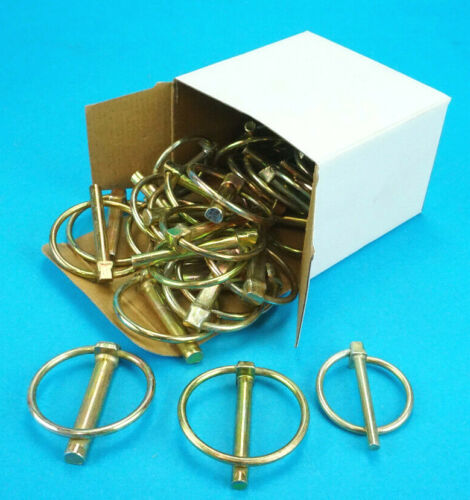 Box of 30 x Assorted Lynch Pins 5mm & 6mm & 8mm - 10 of each size - # ... Box of 30 x Assorted Lynch Pins 5mm & 6mm & 8mm - 10 of each size - # ...