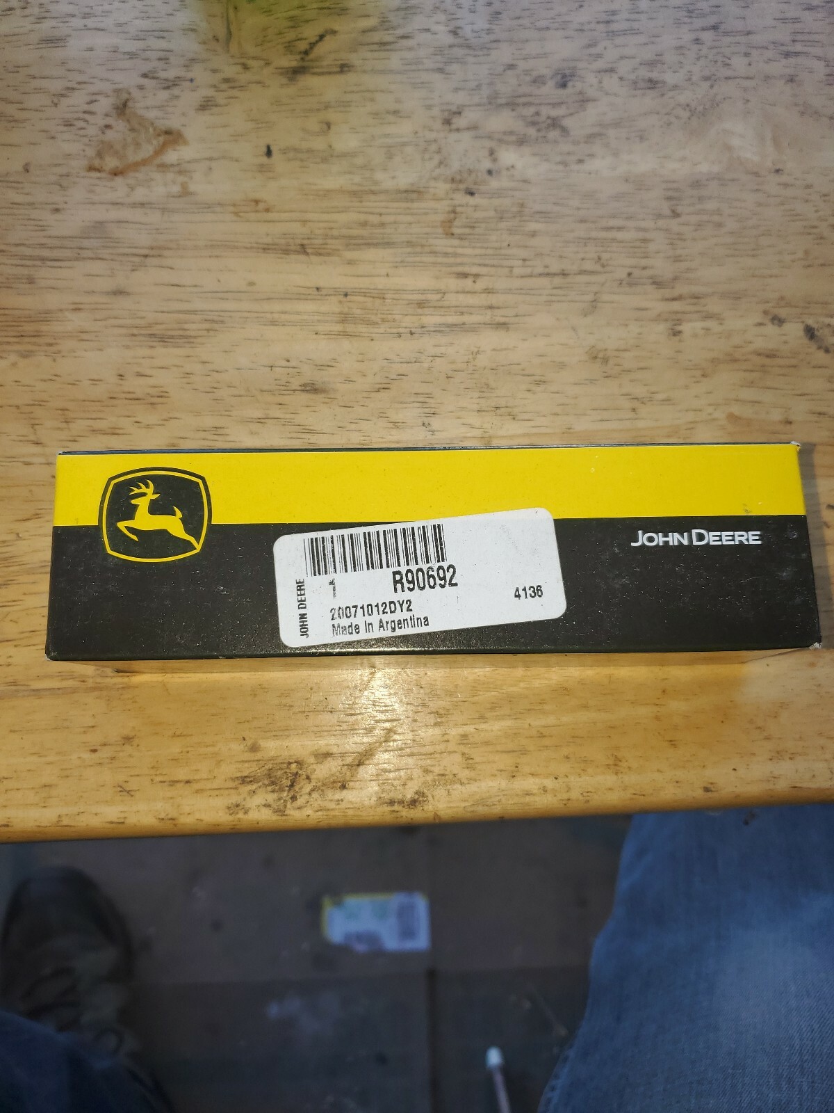 John Deere Original Equipment Exhaust Valve #R90692 | eBay