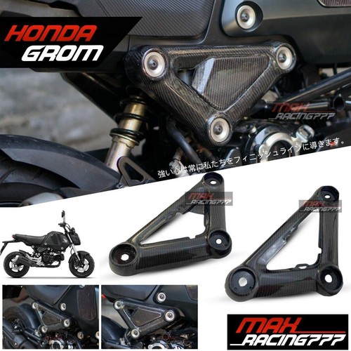 Frame Body R+L Cover Side Upper Panel Carbon Fiber For Honda Grom 2021 ...