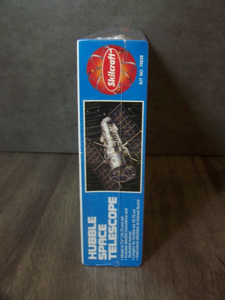 Skilcraft Hubble Space Telescope Snap Fit Plastic Model Kit Brand New ...
