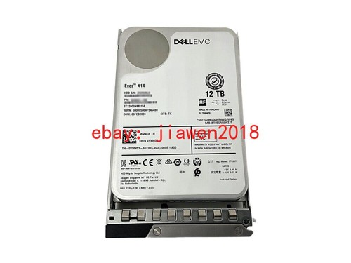 Dell YMN53 12TB SAS 12Gb/s 7.2K 256MB 512e LFF Server HD ST12000NM0158 ...