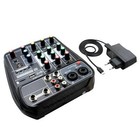 Audio Sound Mixer Mixing Console Phantom Power Plus Effects 4 Channels ...