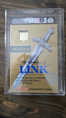 Zelda ii: The Adventure of Link NES FIRST PRINT SEALED GRADED VGA 85 | eBay