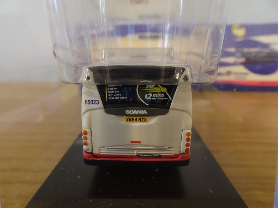 CMNL NORTHCORD FIRST HAMPSHIRE ZIP SCANIA OMNICITY BUS MODEL UKBUS7004 ...