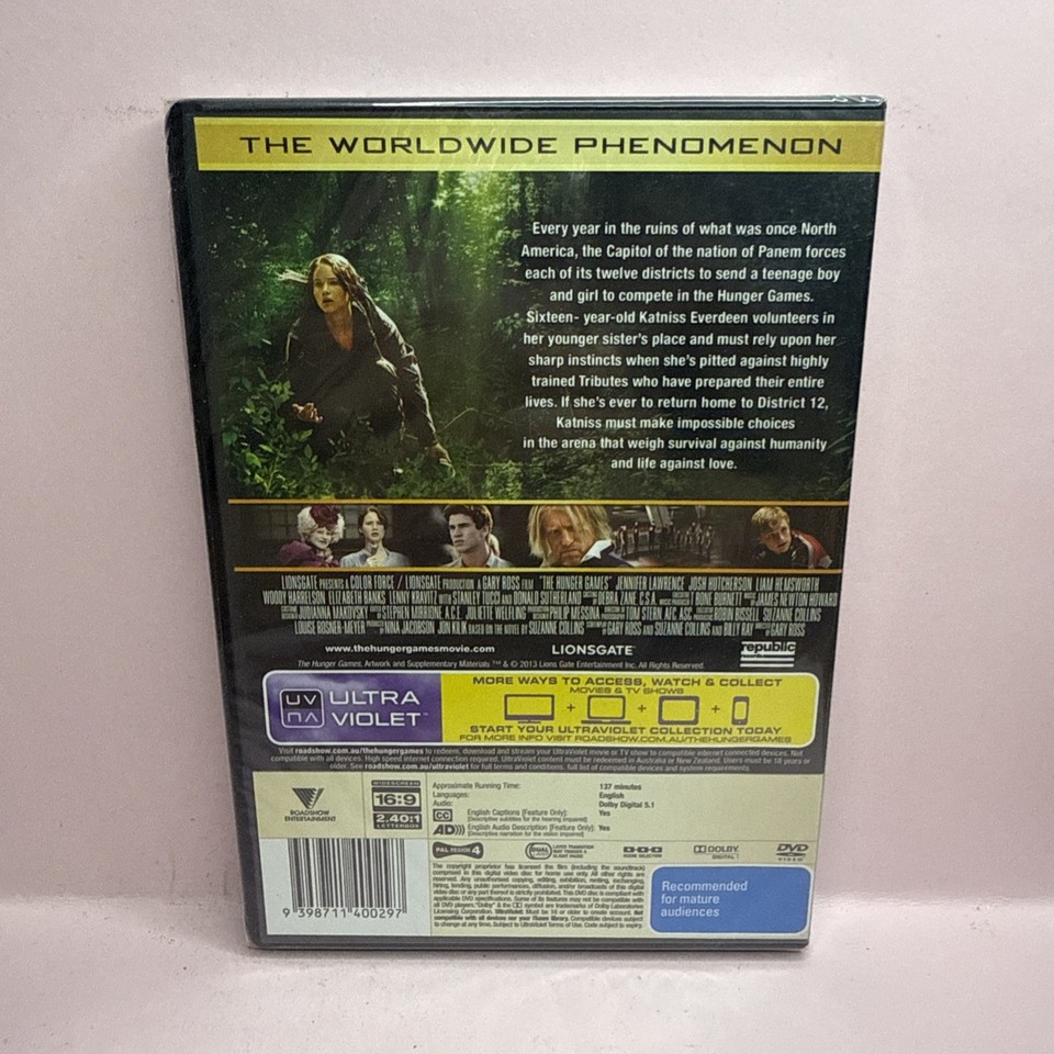 BRAND NEW! The Hunger Games - DVD R4 Movie Sealed | eBay