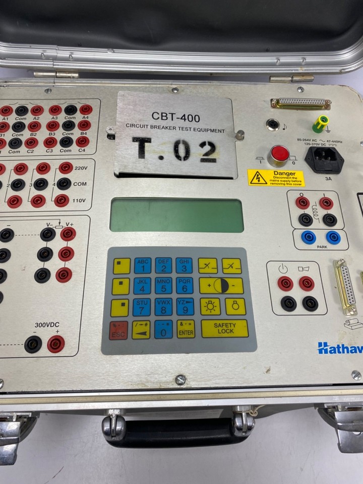 Hathaway CBT-400 circuit Breaker Test Equipment | eBay