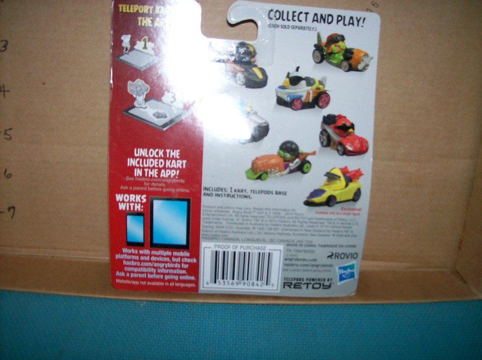 ANGRY BIRDS GO TELEPODS SERIES 1 THE BLUES JAY, JAKE, JIM NEW IN ...