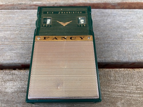VTG FANCY SIX TRANSISTOR RADIO JAPAN GREEN CASE MTR-61 | eBay