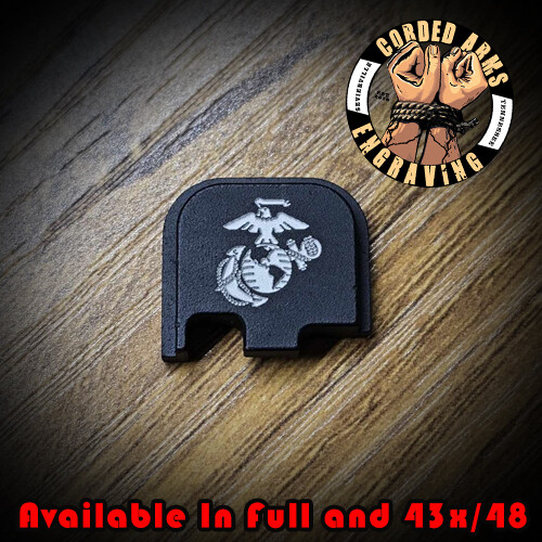 Military - Glock Rear Slide Plate Back Plate for Full Sized Glocks Gen ...