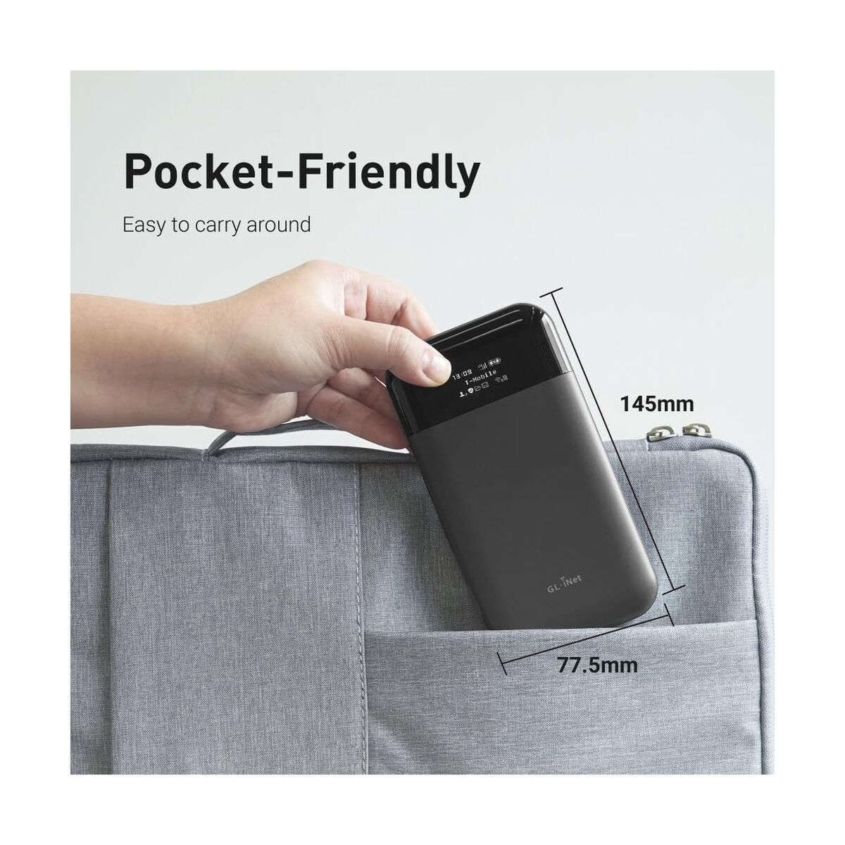GL.iNet GL-E750 MUDI Portable 4G LTE Router GL-E750V2-EM060K GL.iNet GL-E750 MUDI Portable 4G LTE Router GL-E750V2-EM060K