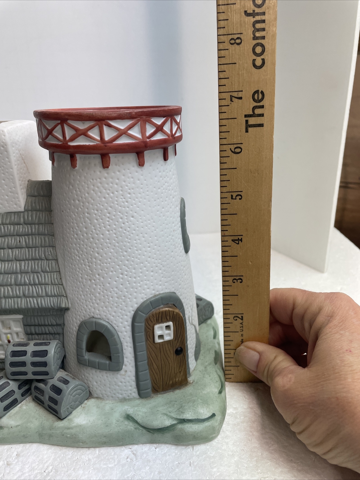 PARTYLITE STONEY HARBOR LIGHTHOUSE NO BOX OR LIGHT EXCELLENT CONDITION ...