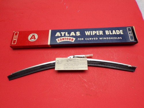 Vintage Stainless 13" Wiper Blade NOS Atlas Dotted 50s 60s 70s 13-B | eBay