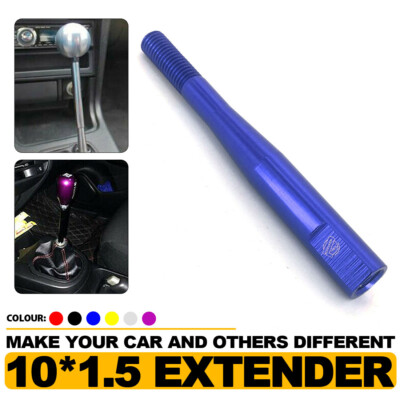 Blue Shift Knob Extension for Gear Shifter Lever JDM M10*1.5 Extender ...