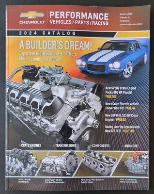 2024 Chevrolet Chevy Performance Parts - Racing Catalog - GM - General ...