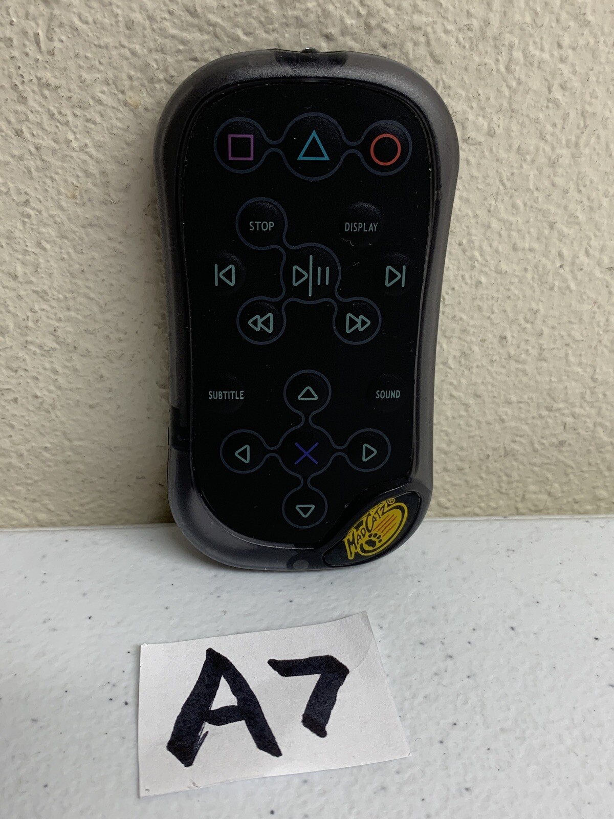 MAD CATZ SONY PS2 PLAYSTATION 2 DVD REMOTE Only - New Battery - No ...