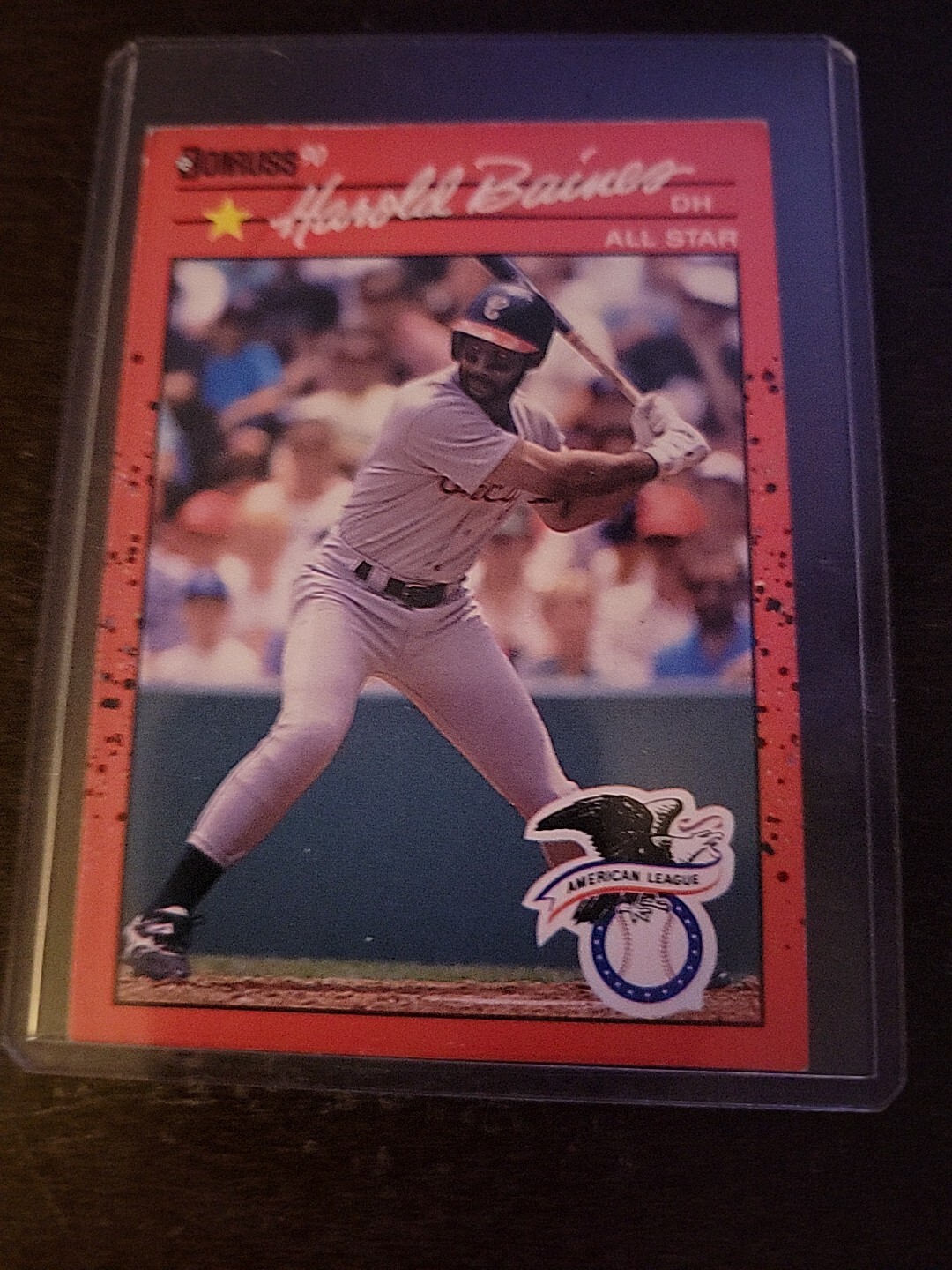 1990 Donruss HAROLD BAINES #660 All-Star ERROR CARD No TM | eBay