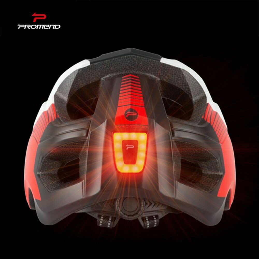 PROMEND Cycling Helmet LED Lights w/Camera Holder Off-Road Downhill ...