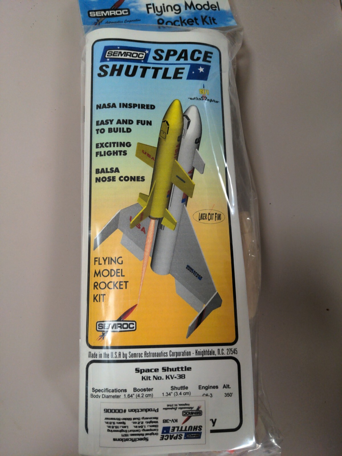 Space Shuttle Nose Cone Plastic