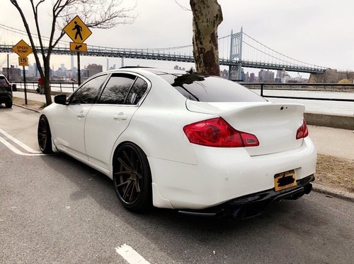 For Infiniti G35/G37 Sedan Top Secret look rear bumper diffuser ...