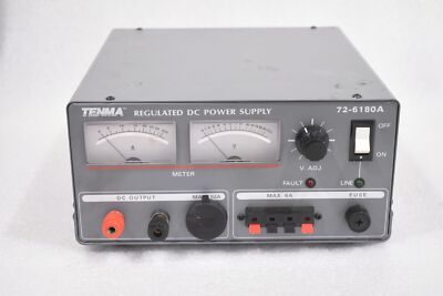 TENMA 72-6180A REGULATED DC POWER SUPPLY, 0-40A AND 0-20V METER | eBay