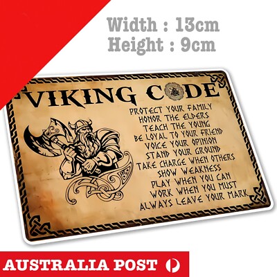 Odin Viking Viking Code, mythology badge Stickers | eBay Australia