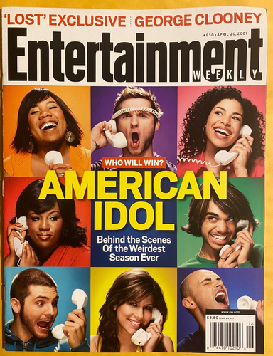 AMERICAN IDOL entertainment weekly JORDIN SPARKS Avril Lavigne TIM ...