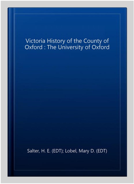 Victoria County History Ser.: The Victoria History of the County of ...