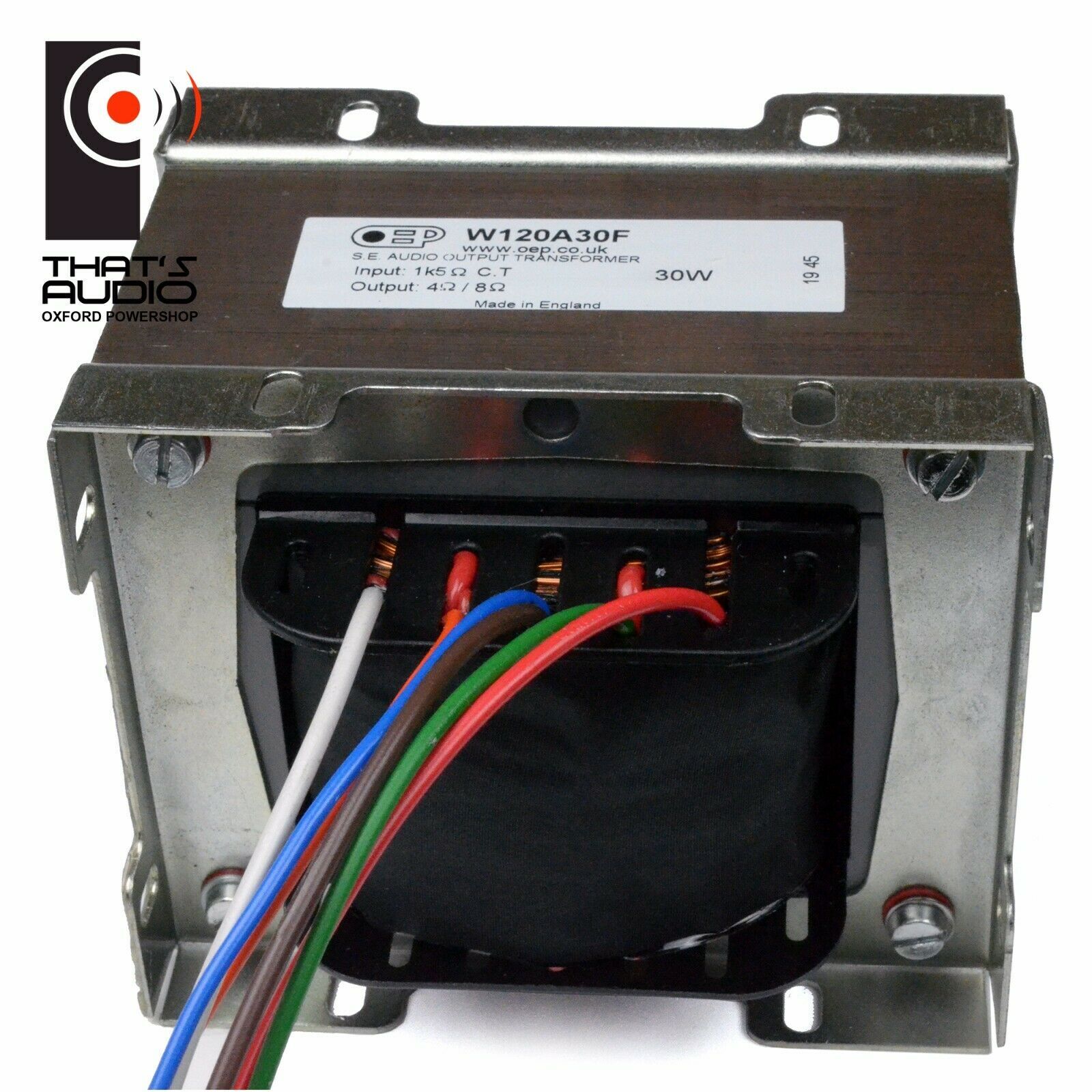 Hi-Fi Amplifier Output transformer: 30W Single Ended (EL34) OEP ...