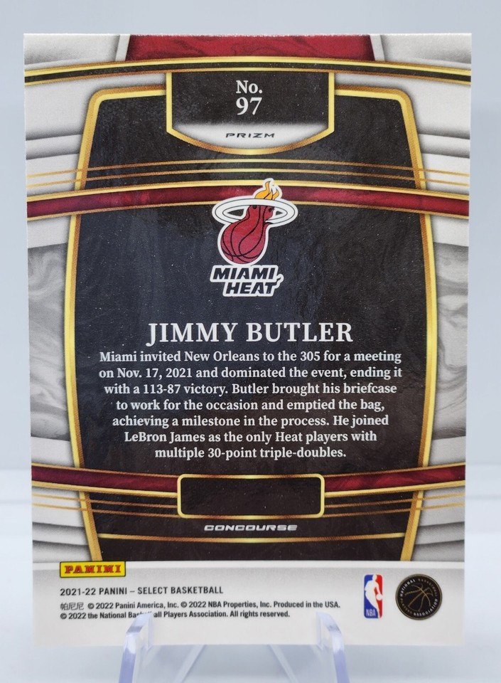 2021-22 Panini Select JIMMY BUTLER #97 Blue Shimmer MINT! | eBay