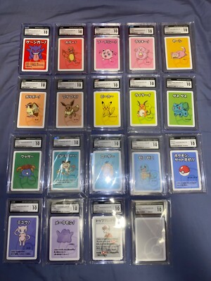 Full GRADED Set 2019 Japanese Old Maid Pokemon 19 cards! CGC 10’s | eBay