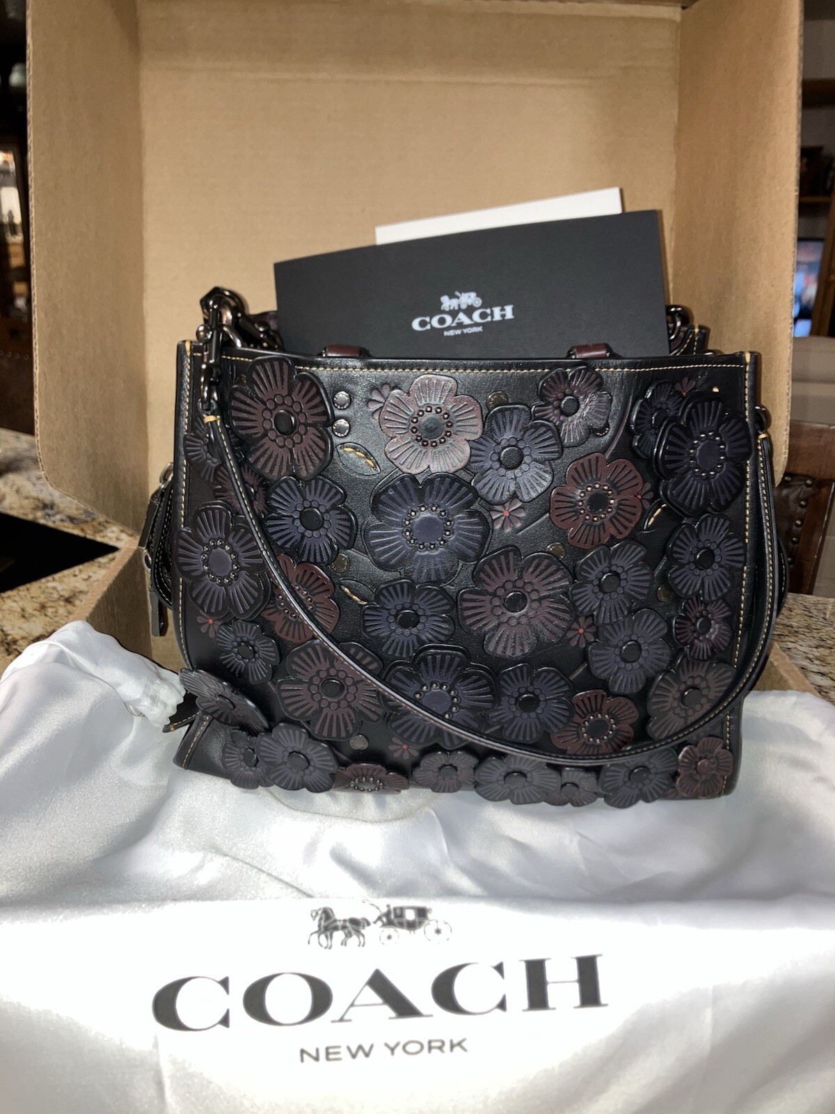 Coach Rogue In Colorblock With Tea Rose Applique V5/B… - Gem