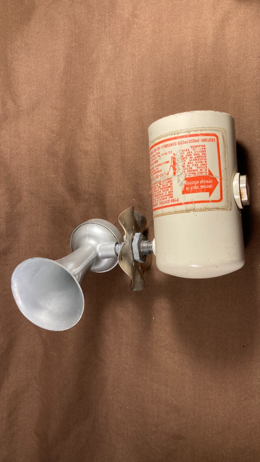 Vintage Fire Detector Alarm Falcon Air Horn Compressed Air | eBay