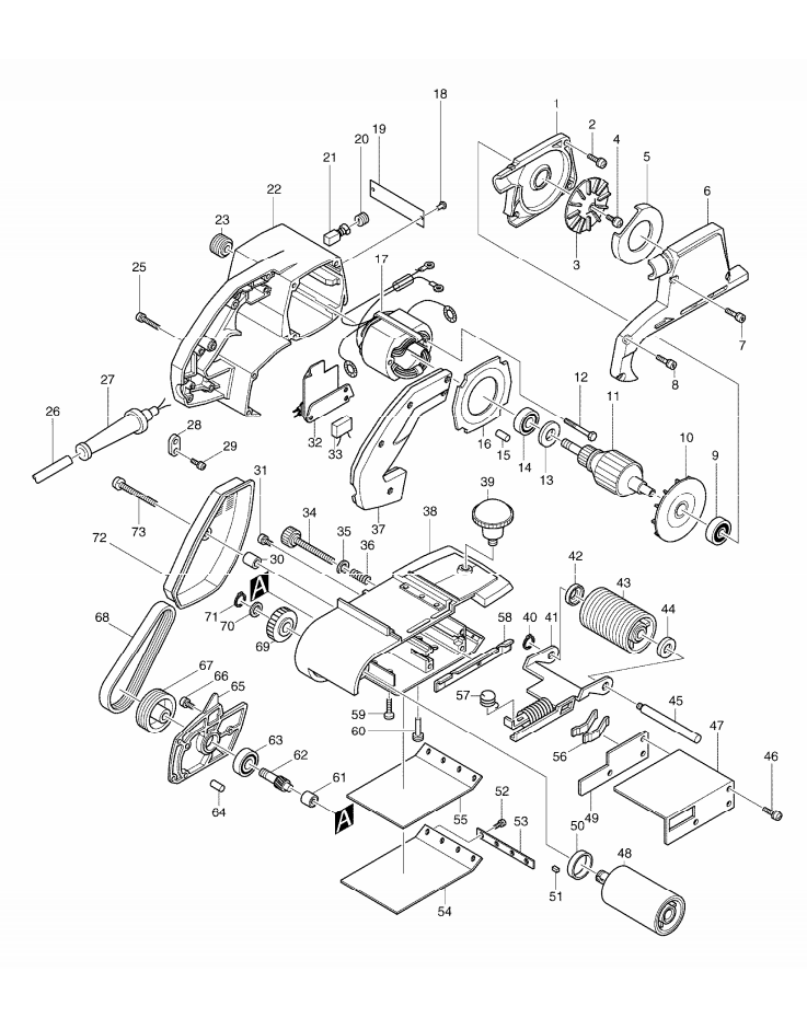 Replacement Drive Belt for 5573 Wolf Belt Sander Kango 5573 Belt ...
