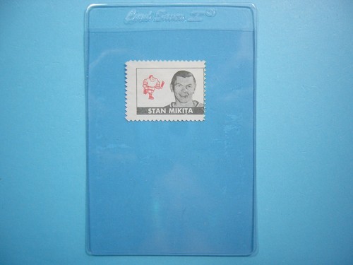 1969/70 O-PEE-CHEE TOPPS NHL STICKER STAMP CARD INSERT STAN MIKITA ...
