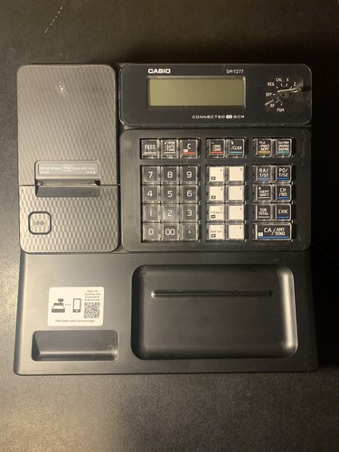 Electric Cash Register CASIO Connected ECR SM-T277 Bluetooth LCD Tested ...