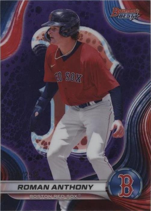 2024 Bowman's Best - Top Prospects Roman Anthony #TP-3 Purple Refractor ...