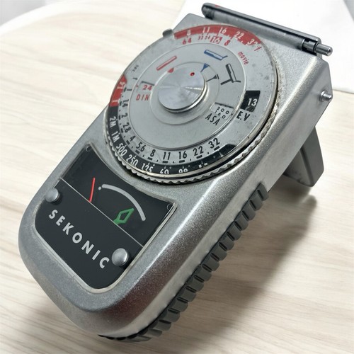 Sekonic Auto-Leader 3 Model L-162 Light Meter Leather Case Vintage ...