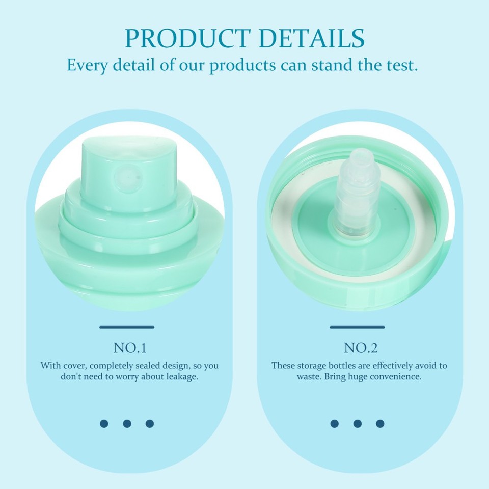 4 Pcs Dispenser Bottles for Liquids Plastic Small Travel Containers ...