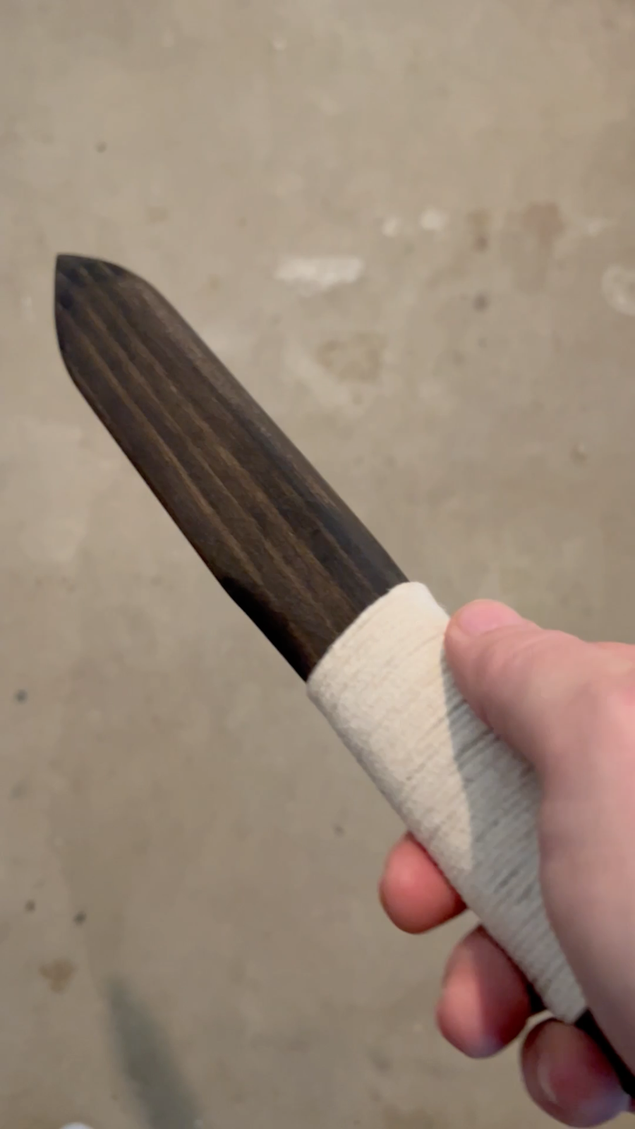 Handmade Vampire Hunter Slayer Wooden Wood Stake, Stained Pine + Cord ...