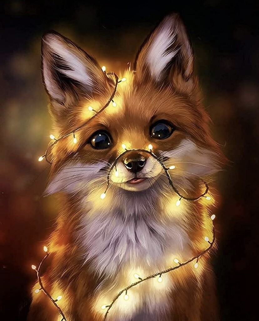 Cute Fox Painting