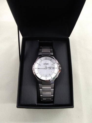 Citizen Eco-Dr H100-R007556 Radio controlled Titan White Slv Quartz ...