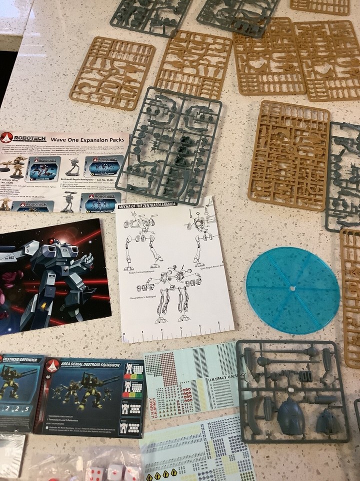 robotech rpg tactics- tactical battlegame - AS IS-not sure if complete ...