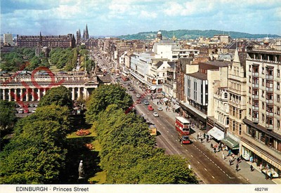 Picture Postcard>>Edinburgh, Princes Street | eBay